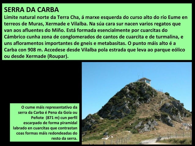 Comarca: A Terra Cha | PPT