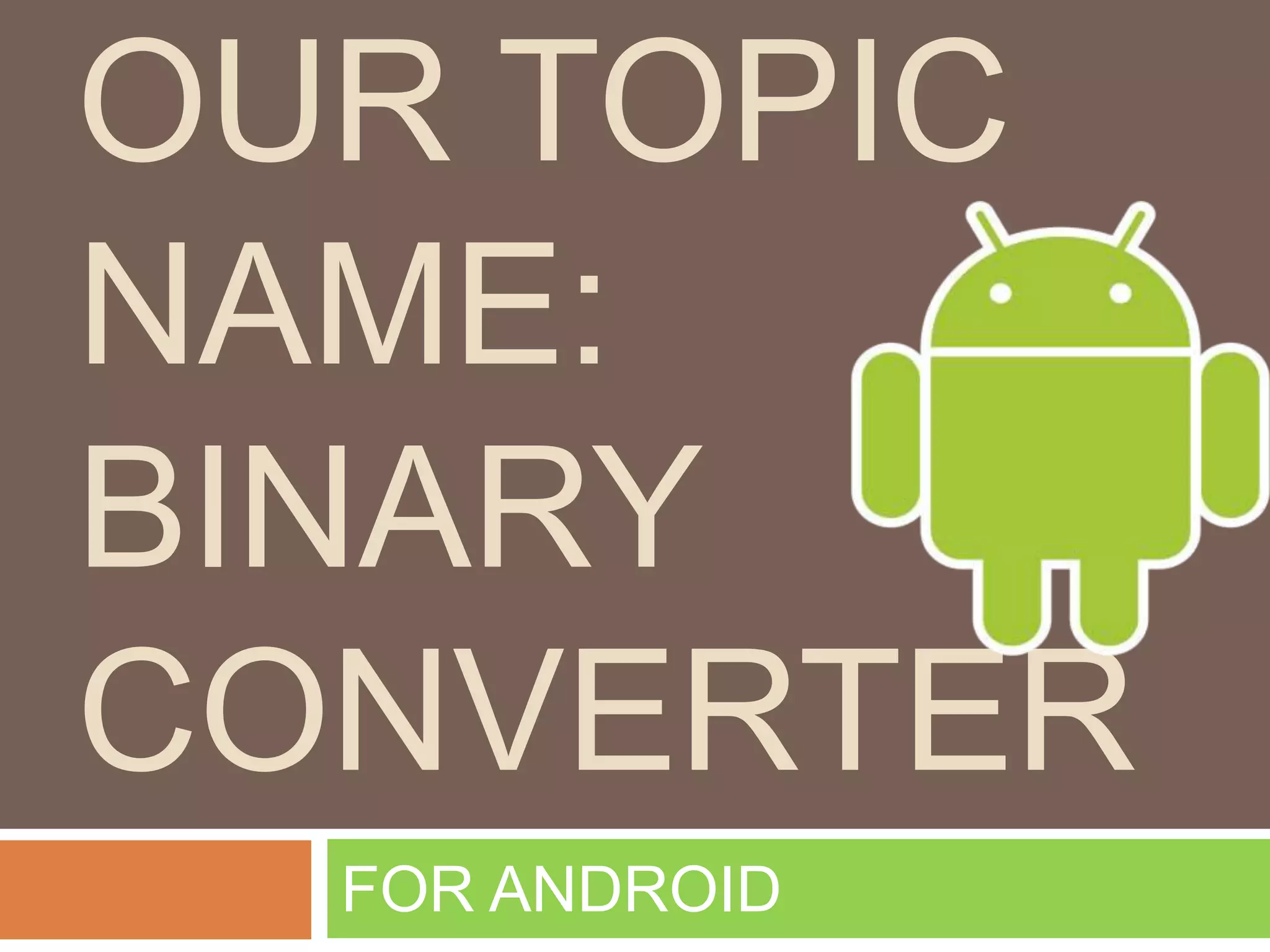 Binary Convater | PPTX