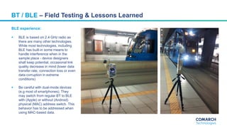 Comarch BLE & LoRa devices | PPT