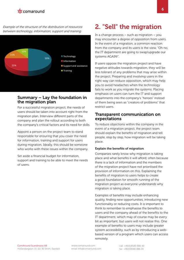 3 recommendations for successful migration, with emphasis on users | PDF