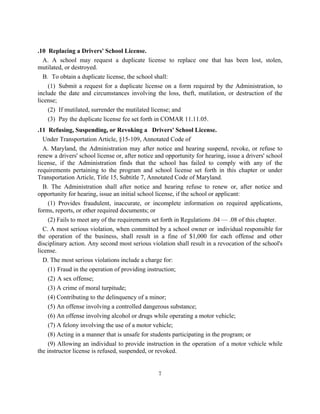 Comar regulations | PDF