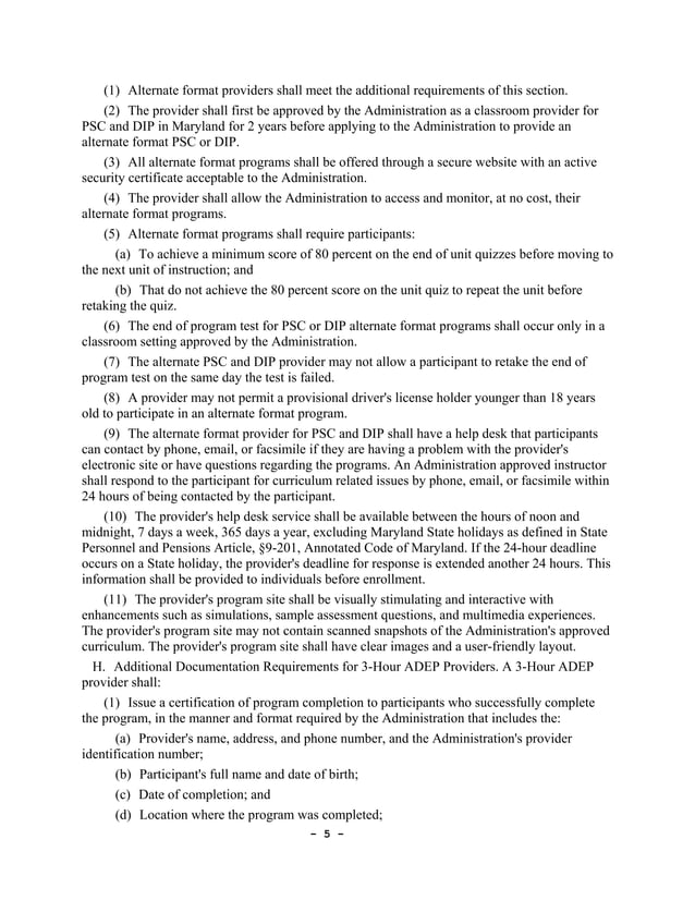 Comar regulations | PDF