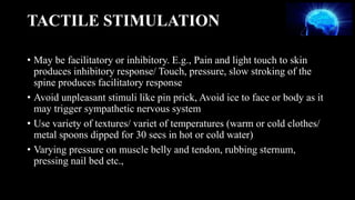 Coma Stimulation Techniques | PPTX