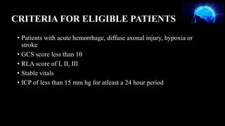 Coma Stimulation Techniques | PPTX