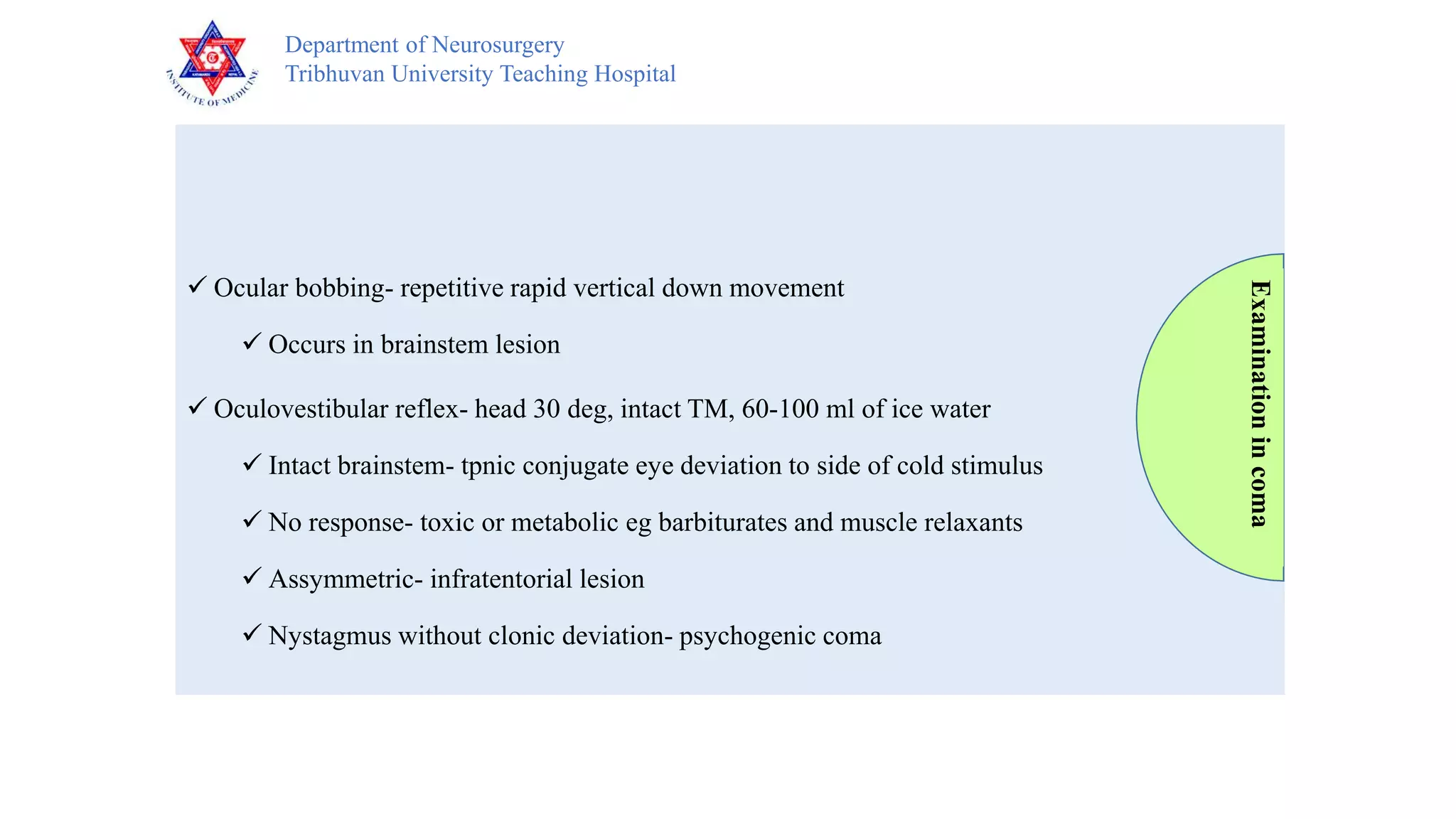 Coma, vegetative and locked in syndrome | PPTX