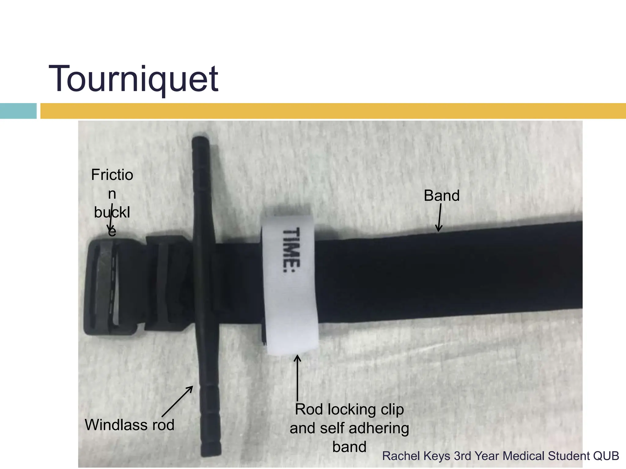 In the setting of Combat-Application-Tourniquet-.ppt | First Aid | Injuries