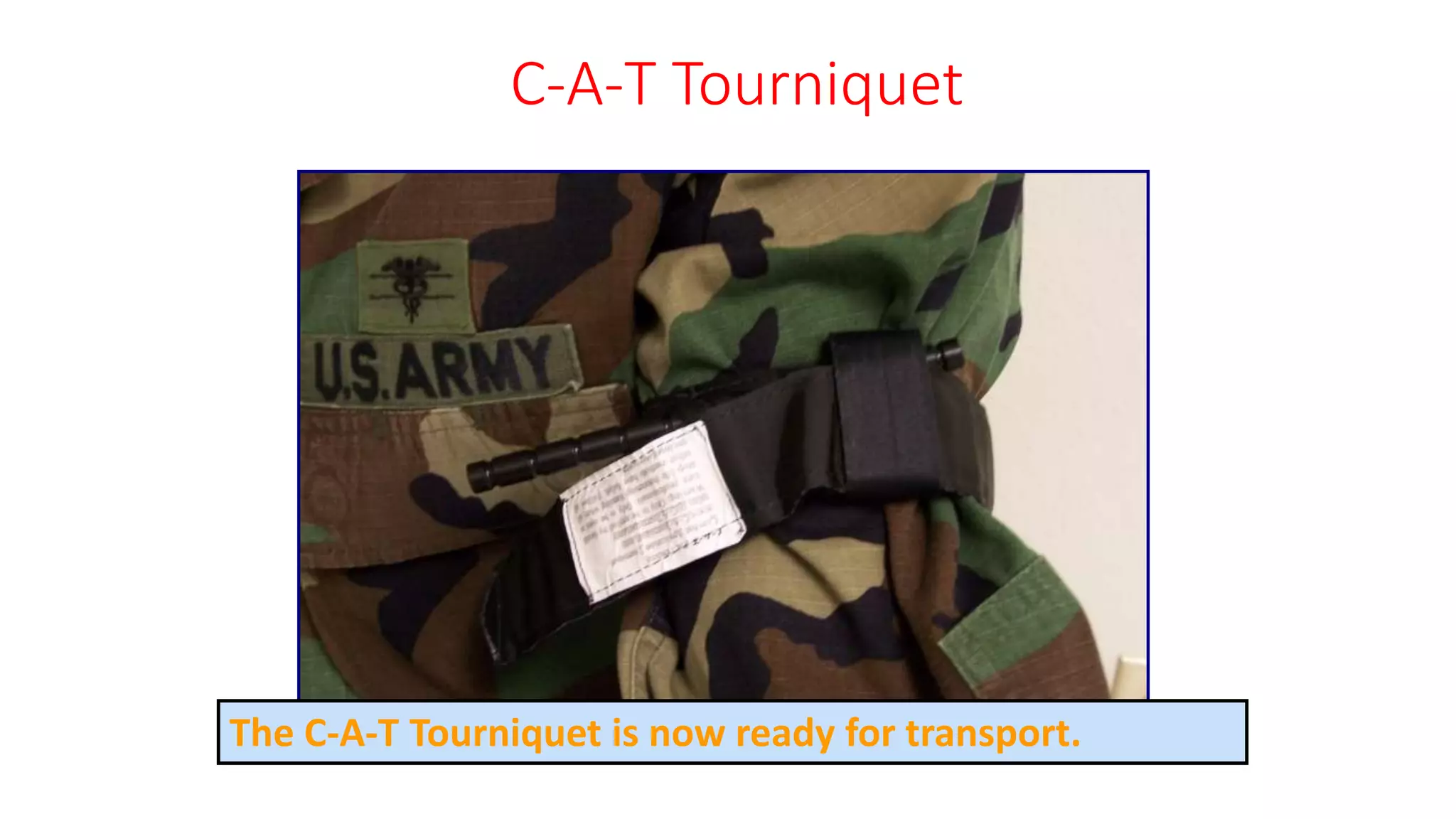 Combat application tourniquet | PPTX