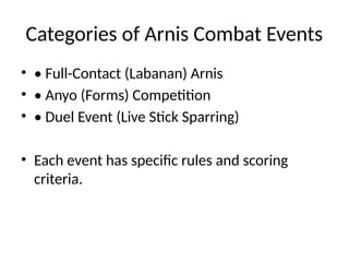 Combat_Events_of_Arnis.pptx.bendnamdbnmn | PPT