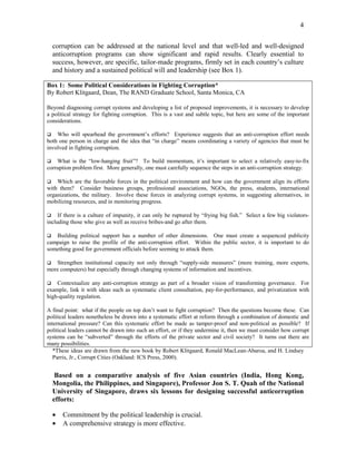 Combating corruption | PDF | Debated Sensitive Social Issues ...