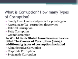 Combating corruption: Impact of Social institution. | PPTX
