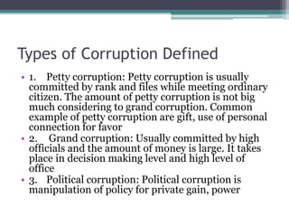 Combating corruption: Impact of Social institution. | PPTX