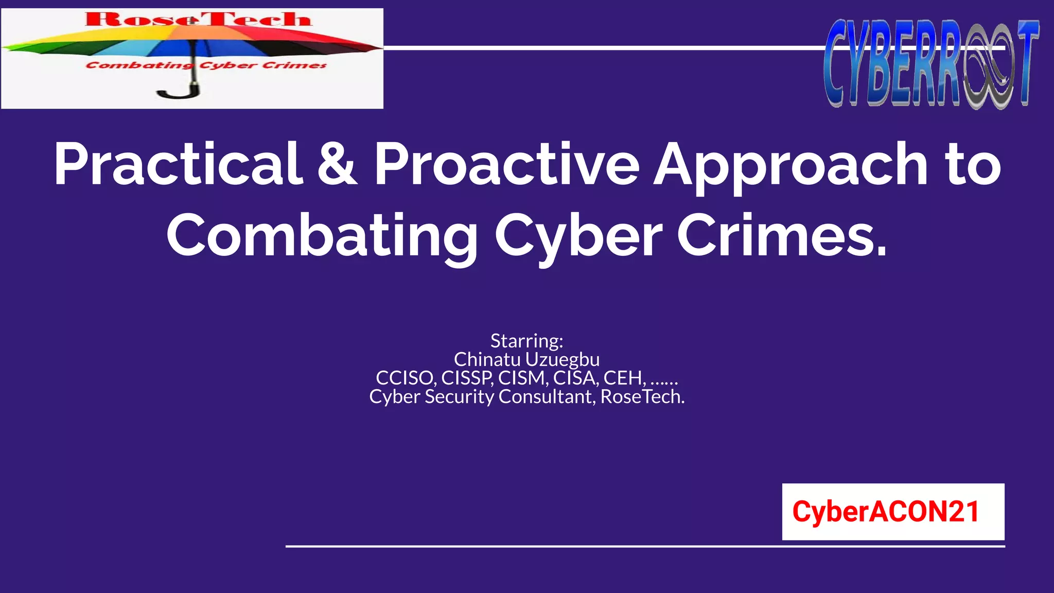 Combating cyber crimes chinatu | PPT