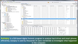 Combating cyber security through forensic investigation tools | PPT
