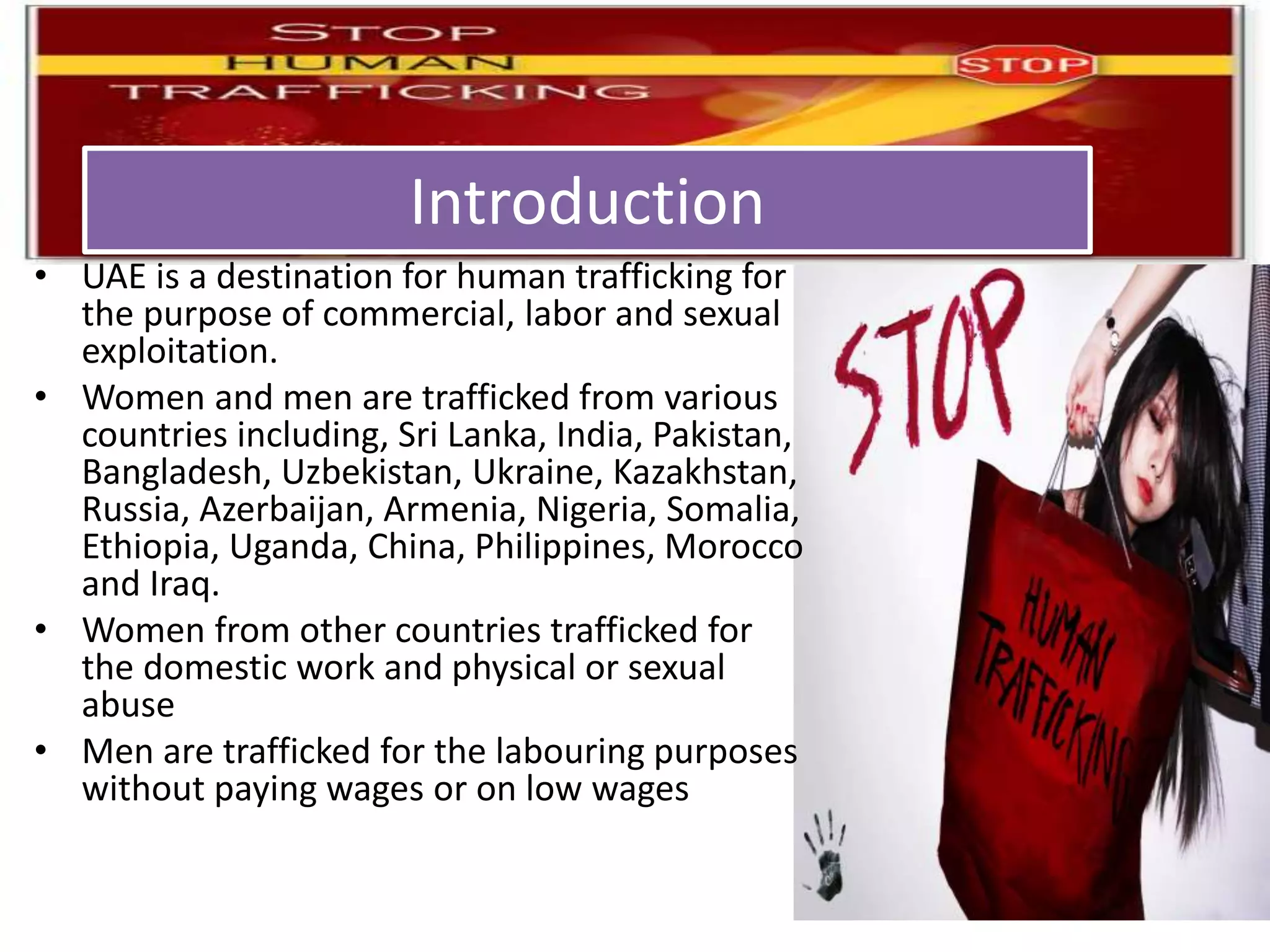 Combating Human Trafficking Ppt