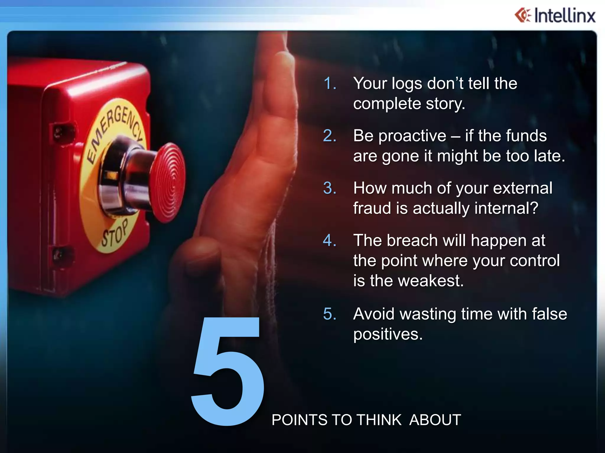 Combating Internal Fraud - 5 Points You Should Think About | PPTX