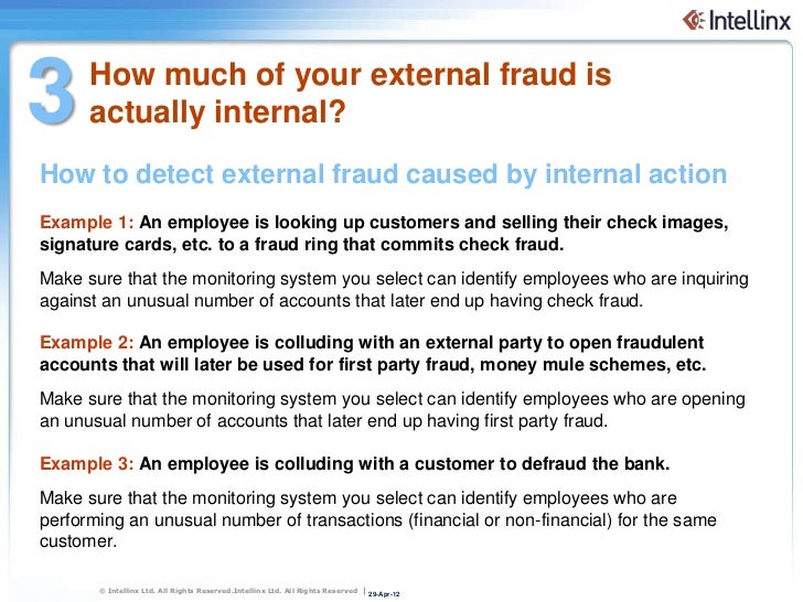 Combating Internal Fraud - 5 Points You Should Think About