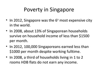 Combating poverty in singapore | PPT