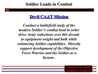 Combat load presentation[1] | PPT | Arms & Ammunition | Sensitive Topics