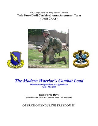 Combat load report | PDF