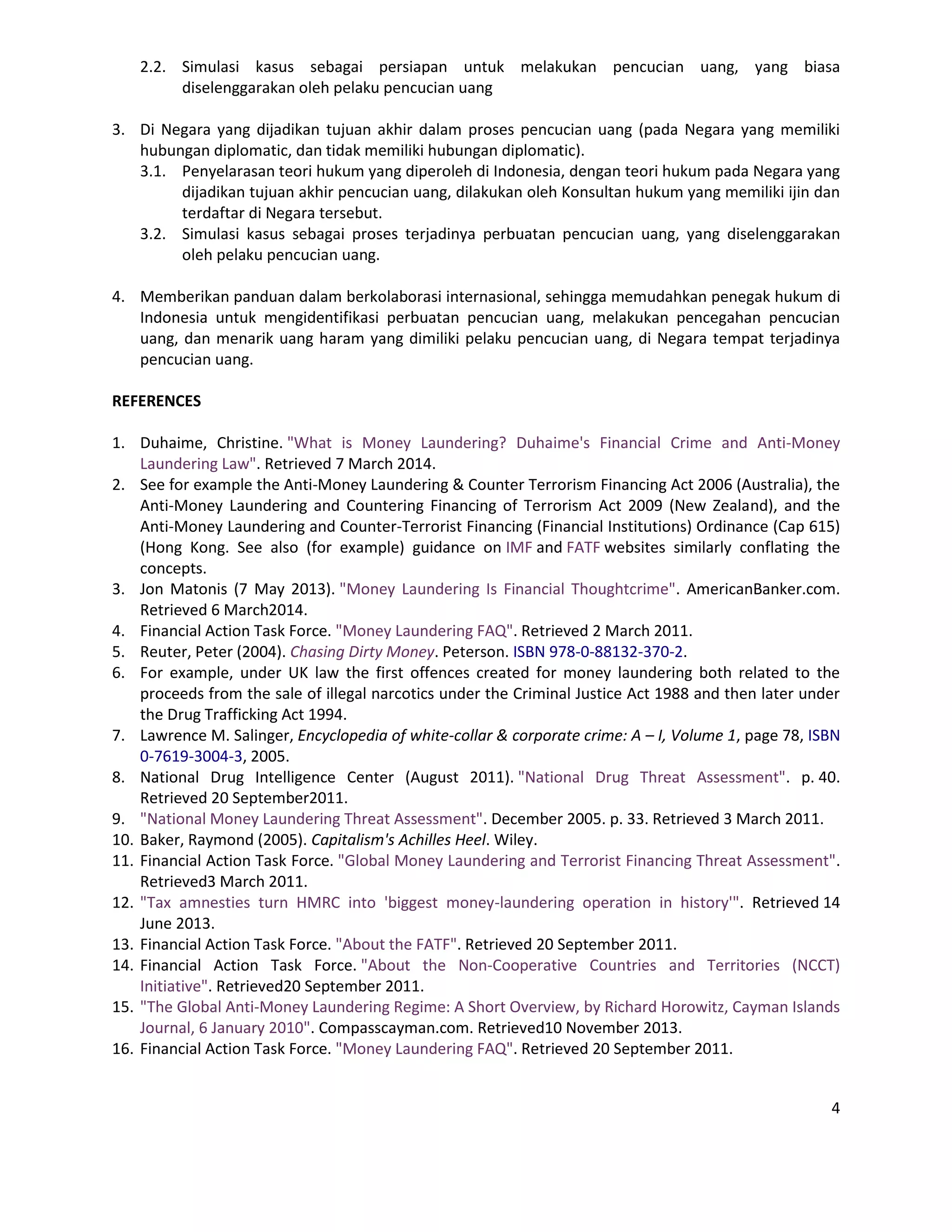 Combat money laundring | PDF