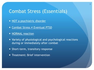 Normal and Abnormal Responses to the stress of combt.pptx