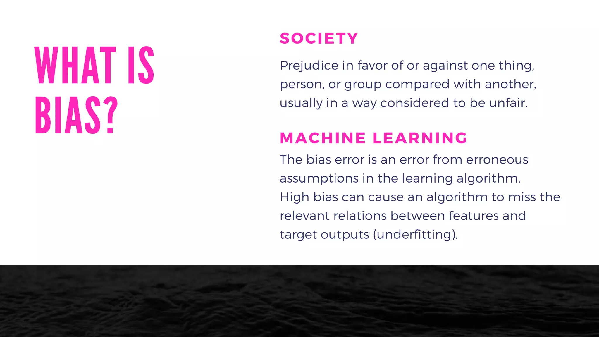 Combatting Bias in Machine Learning | PPT