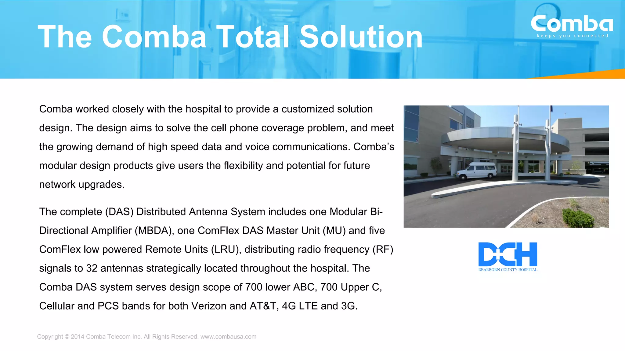 Comba Healthcare Case Study 2015 | PPT