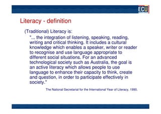 How much do traditional literacy skills count? | PDF