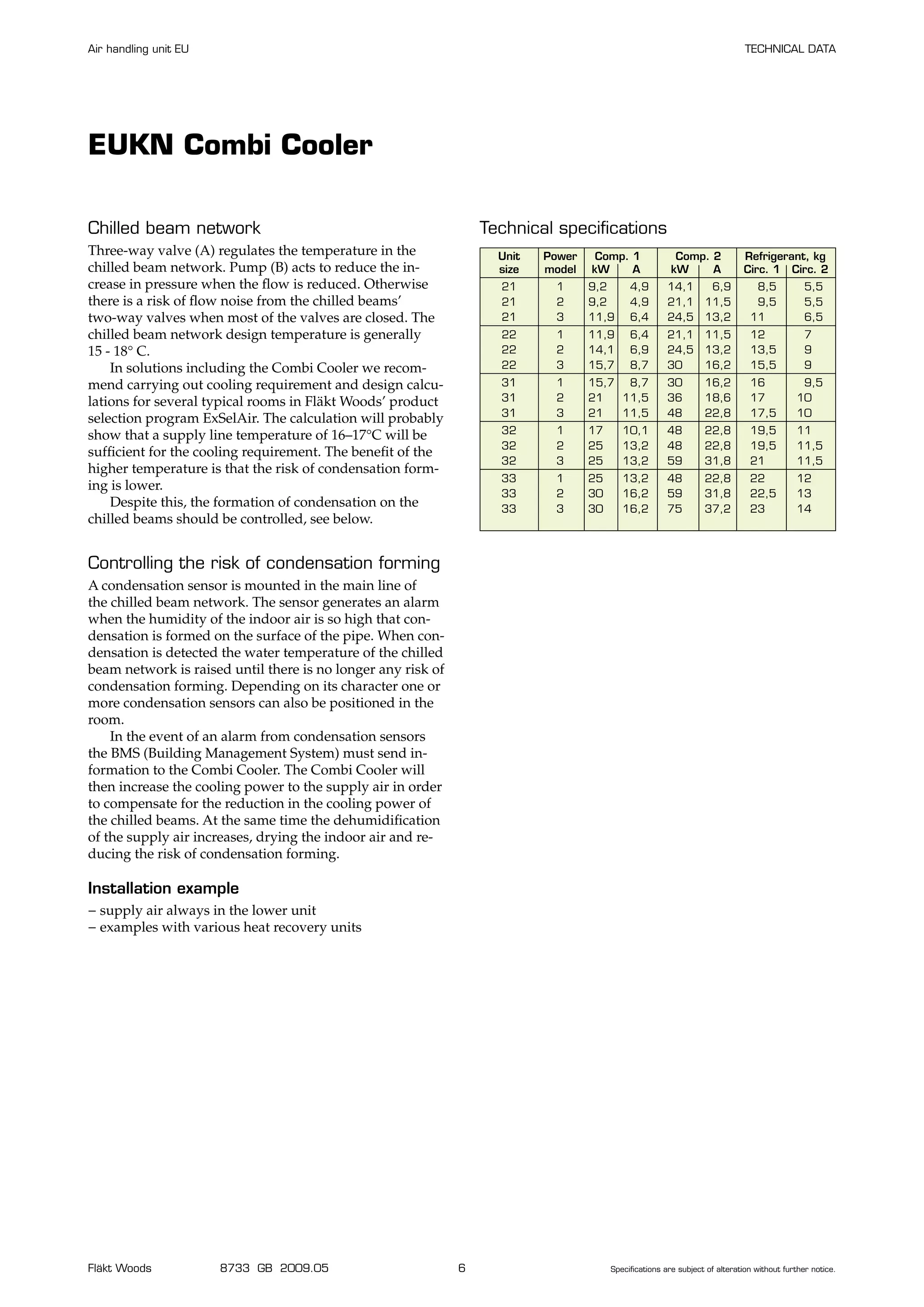 Combi Cooler Tech Detail Gb 8733 | PDF
