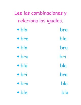 Combinación Bl Br Docx