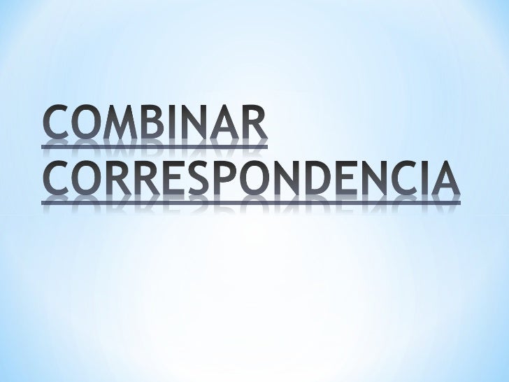 combinación de correspondencia pasos exitosos