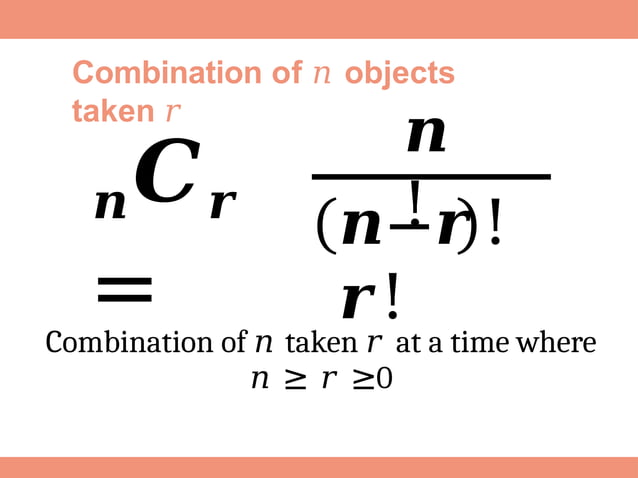combinations math 10 pptx for quarter 3. | PPTX | Musicals | Genres