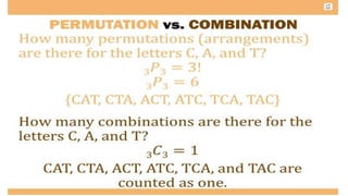 Quarter III: Permutation and Combination | PPT