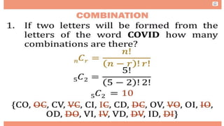 Quarter III: Permutation and Combination | PPT