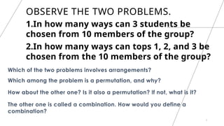 Combination mathhhhhhhhhhhhhhhhhhhhhhhhh | PPT