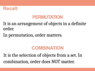 Combination Grade 10 Mathematics 4th Quarter | PPT