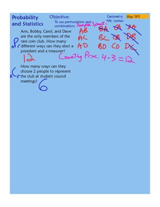 Combination Permutation Pdf