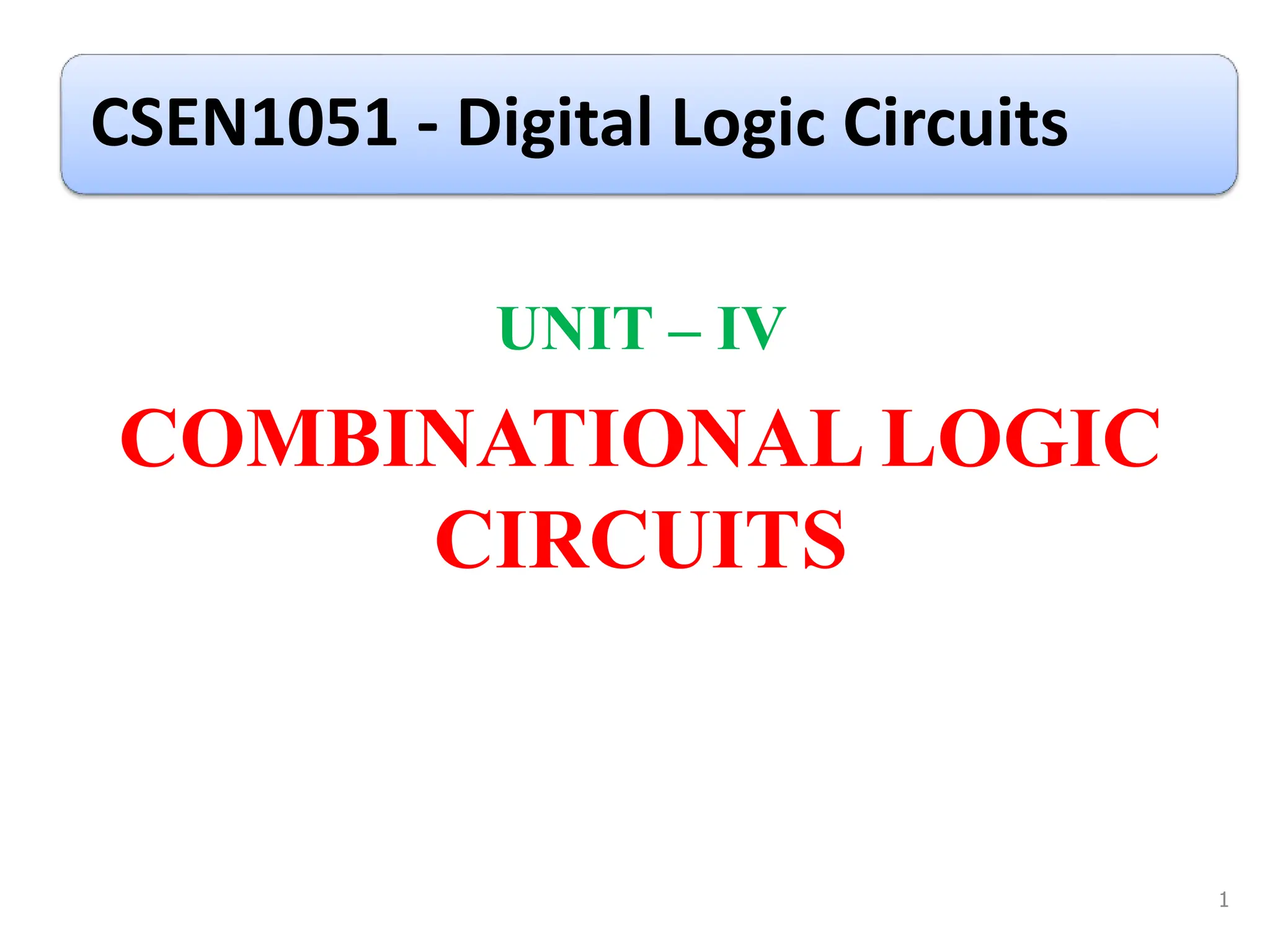 combinational-circuit (1).ppt | Programming Languages | Computing