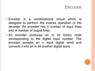 Combinational circuit | PPTX