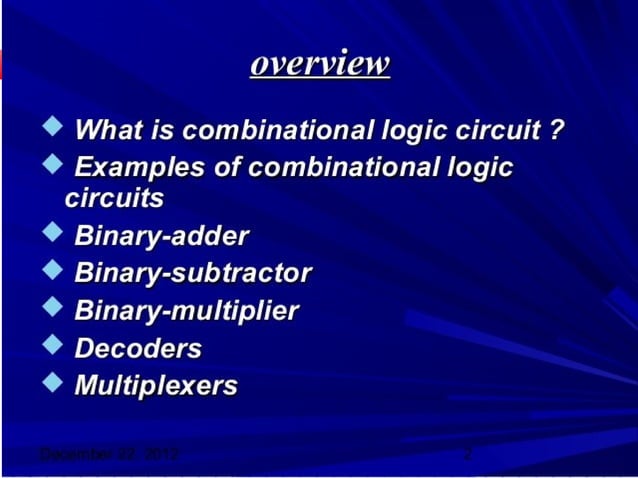 Combinational circuit | PPT | Programming Languages | Computing