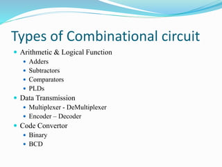 Combinational circuit | PPT