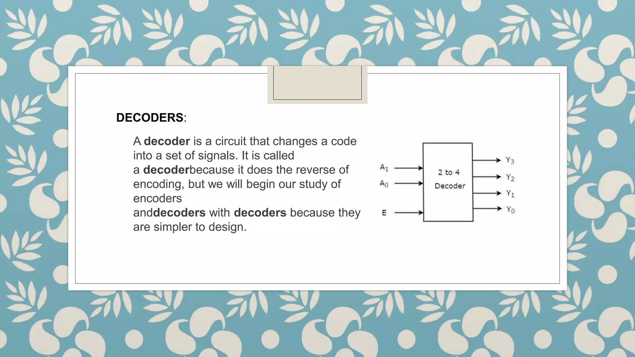 DCF-Combinational circuit | PPTX