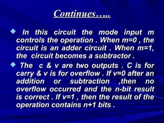 Combinational circuits | PPT