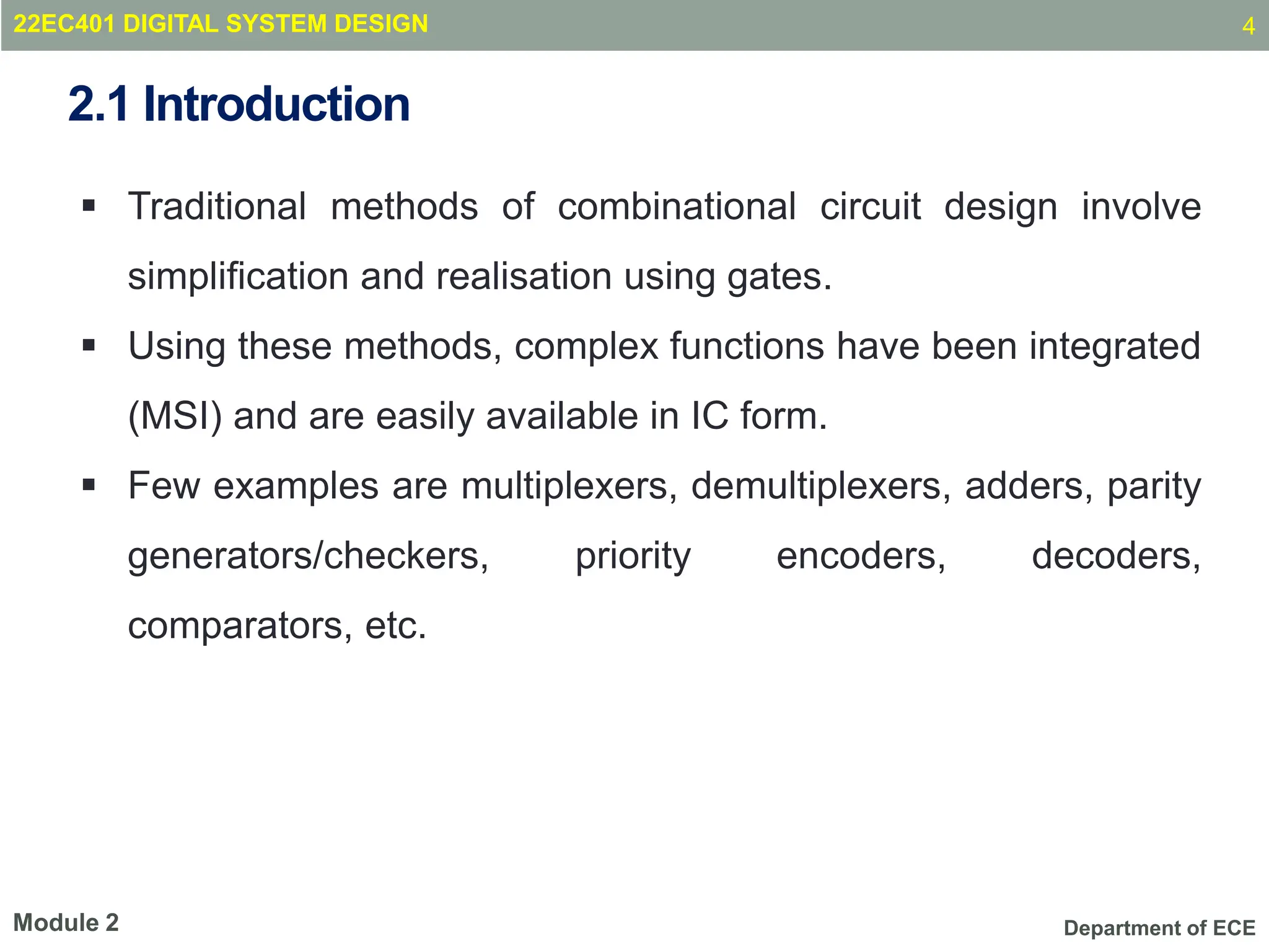 Combinational Circuits Design In Digital System Designpptx