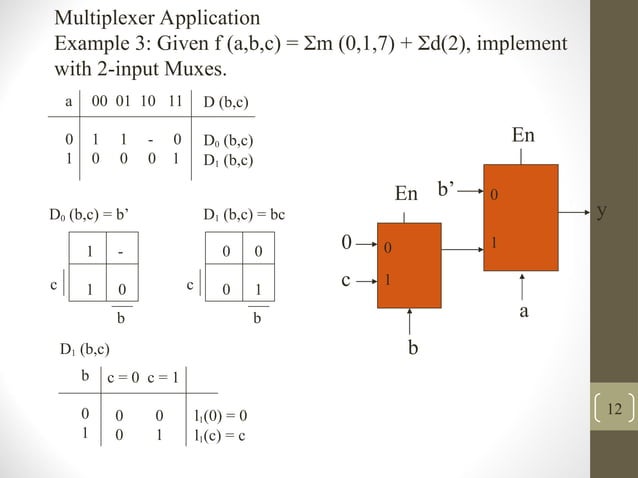 combinational circuits - Multiplexer and Demultiplexer | PPT