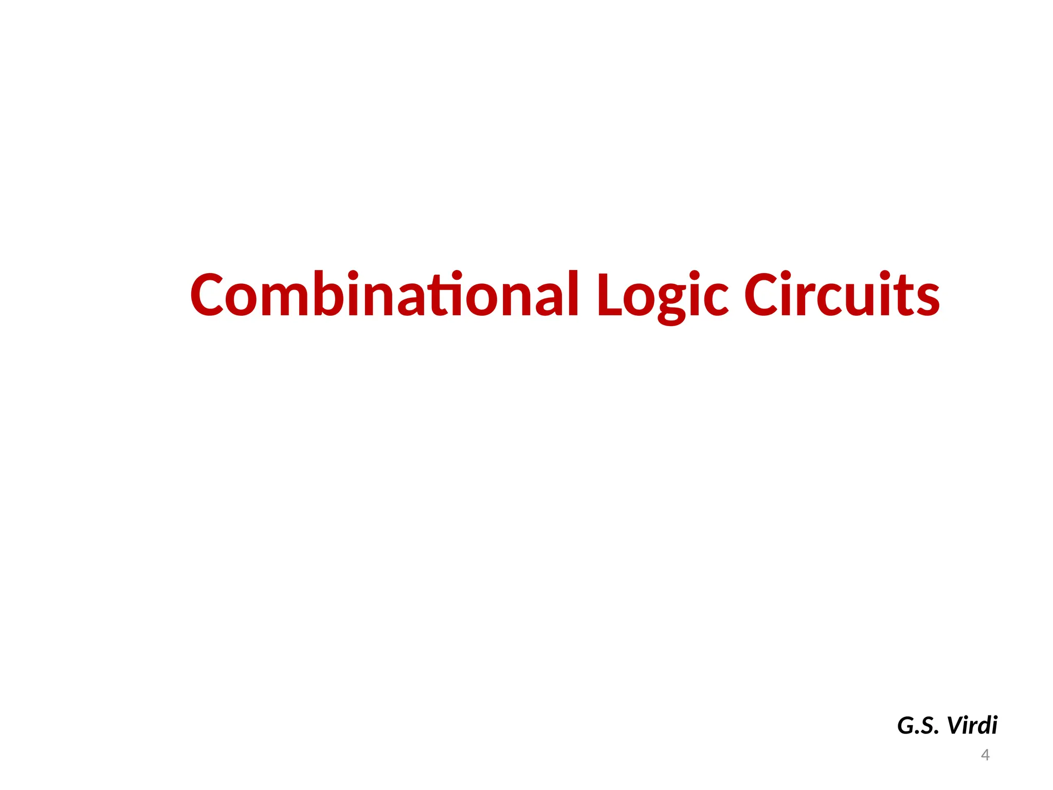 Digital Electronics: Fundamentals of Combinational Circuits | PPTX
