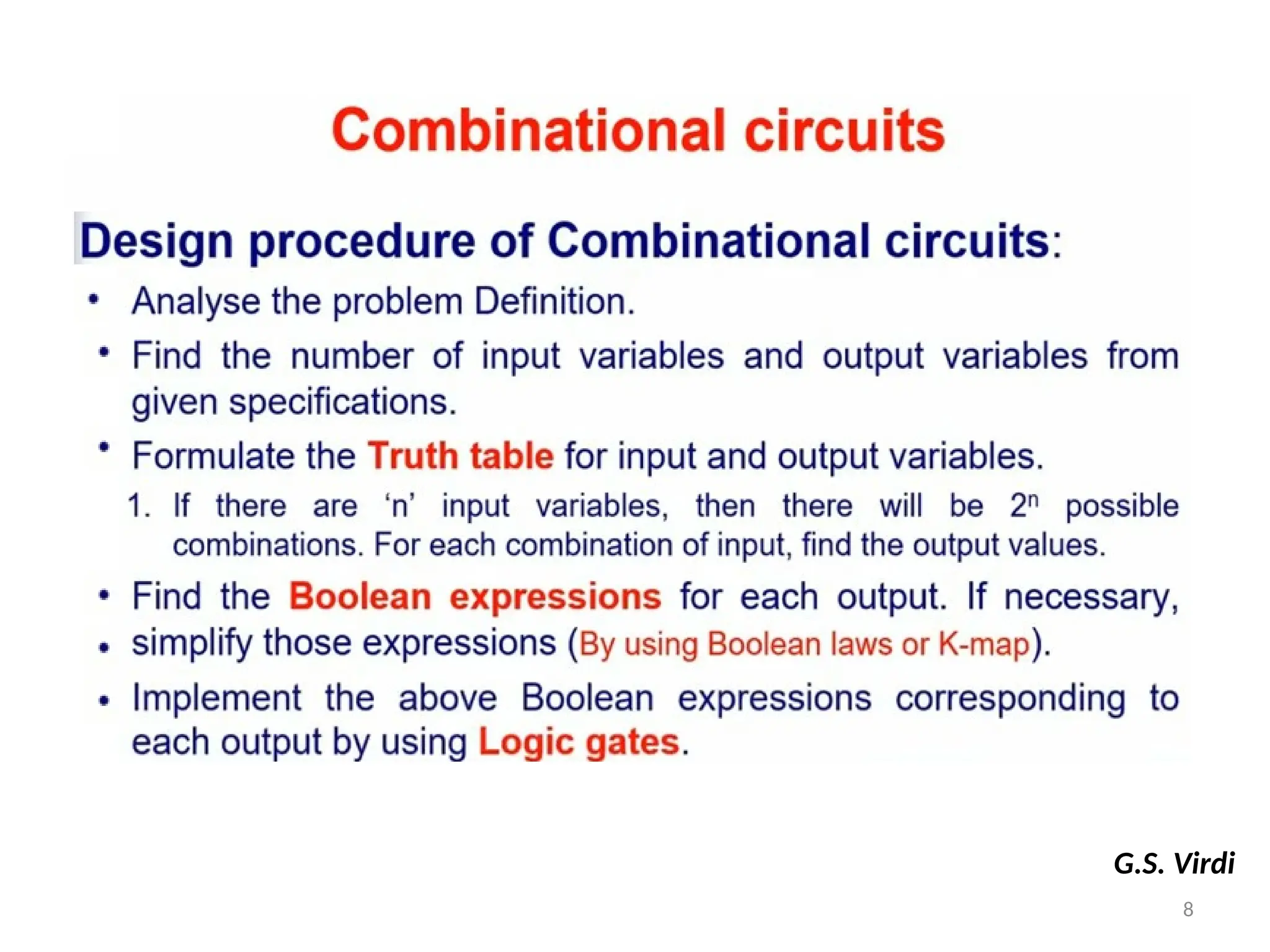 Digital Electronics: Fundamentals of Combinational Circuits | PPTX