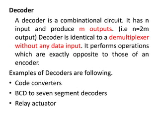 Combinational circuits r011 | PPT
