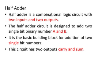 Combinational circuits r011 | PPT