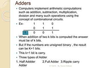 Combinational Circuits & Sequential Circuits | PPTX